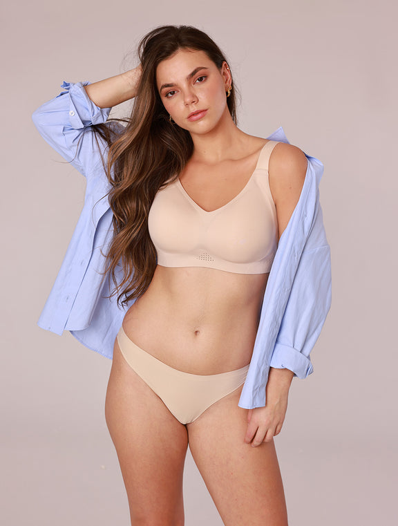 Comfelie® Nano Soft Full Coverage Wireless Bra for Large Breasts